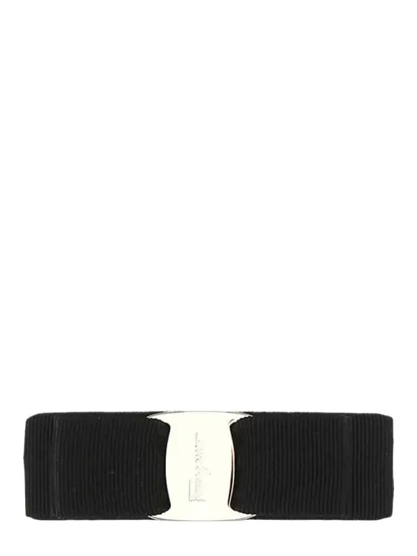 FERRAGAMO Vara Hair Clip - Black
