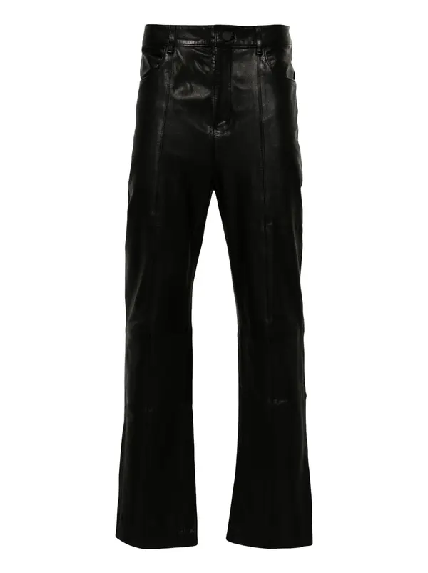 FREI-MUT Modesto Straight-leg Trousers - Black