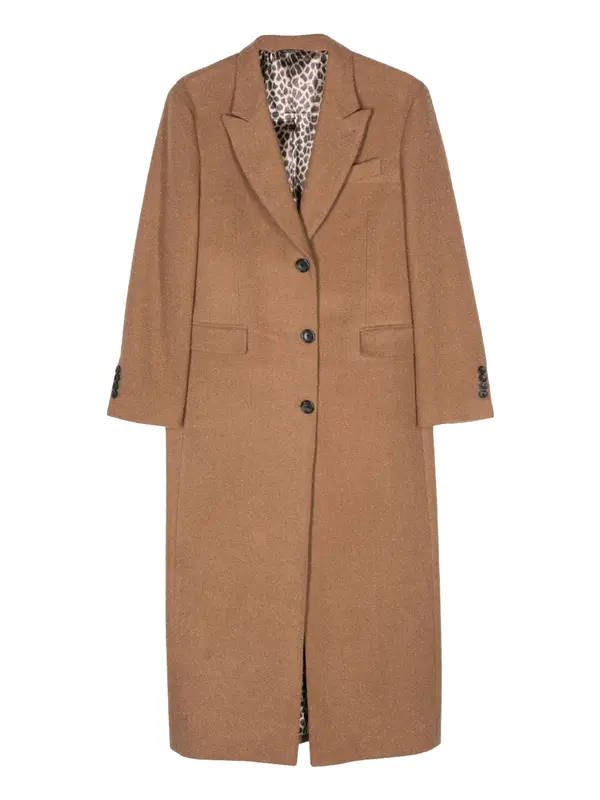 ERALDO Bouclé Coat - Brown