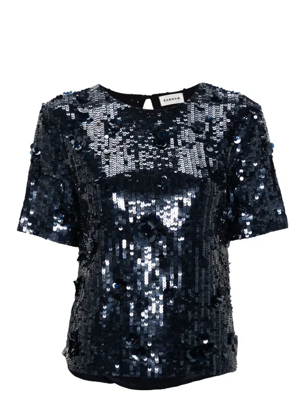 P.a.r.o.s.h Sequined Blouse - Blue