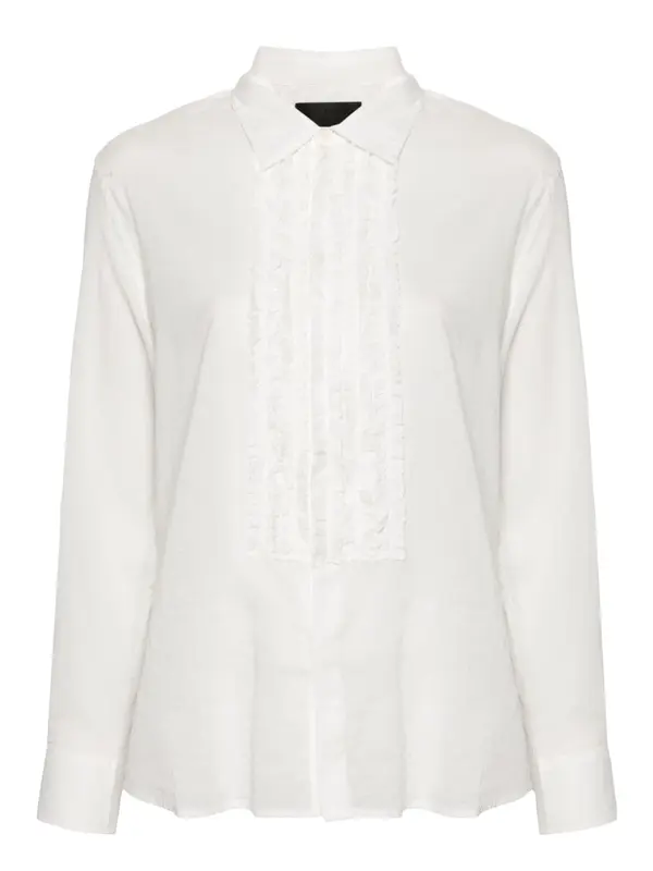 NILI LOTAN Nathael Shirt - White