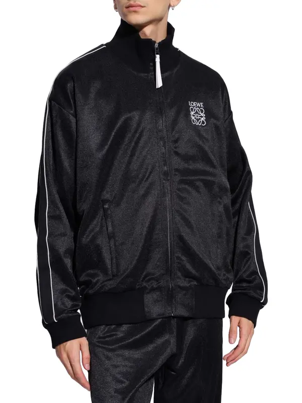 Loewe Technical-jersey Track Jacket - Black