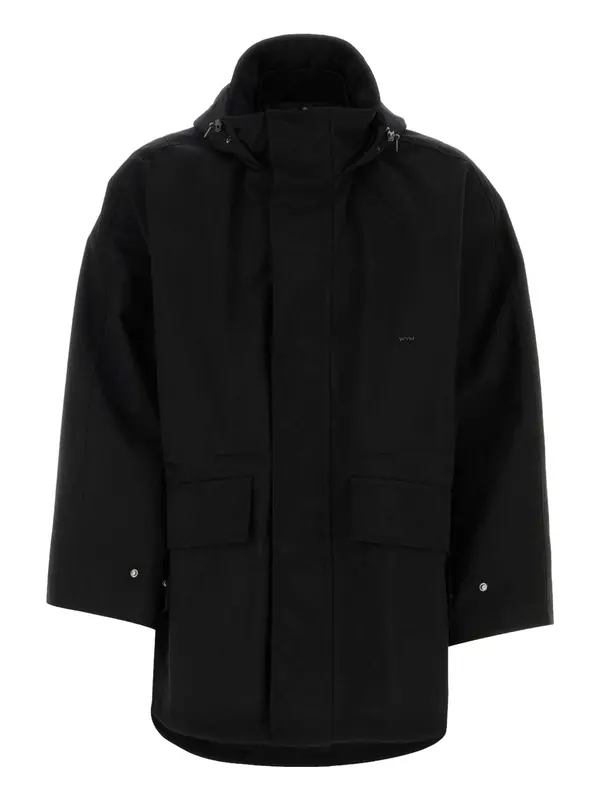 WOOYOUNGMI Panelled Windbreaker - Black