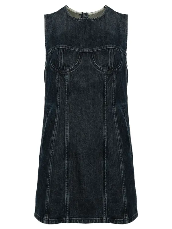 JNBY Sleeveless Denim Mini Dress - Blue