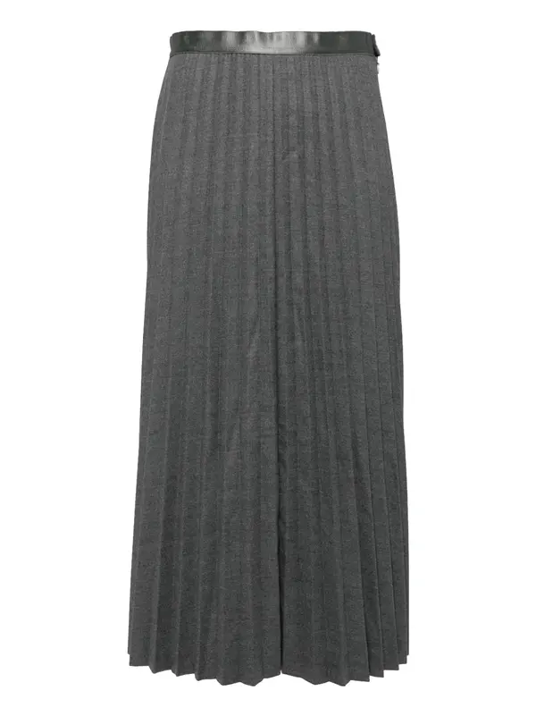 JNBY A-line Pleated Skirt - Grey