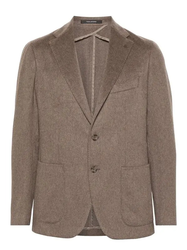 Tagliatore Ame Camell Single-breasted Blazer - Brown