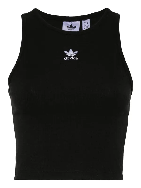 Adidas Ribbed Tank Top - Black