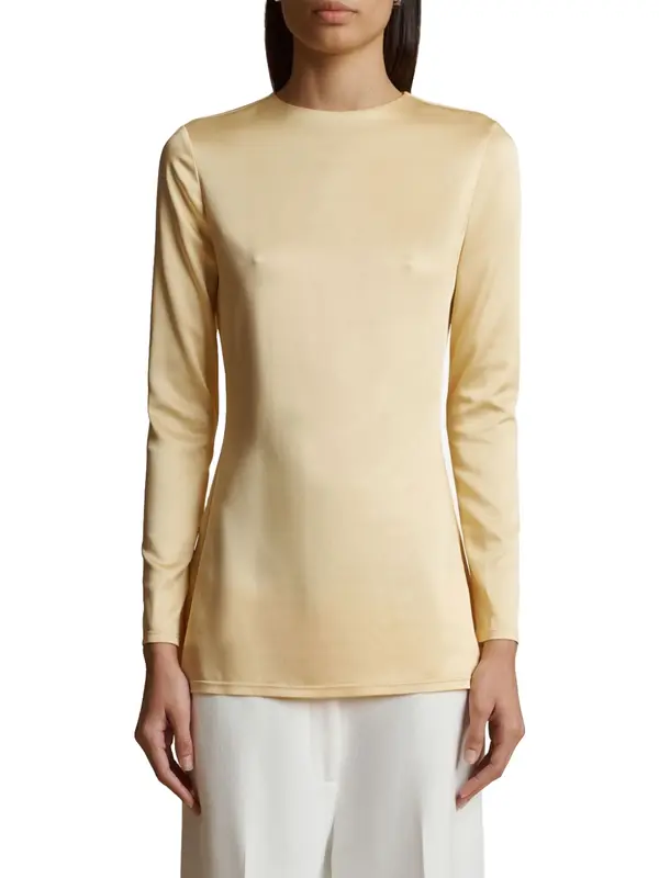 Khaite Vlad Blouse - Neutrals