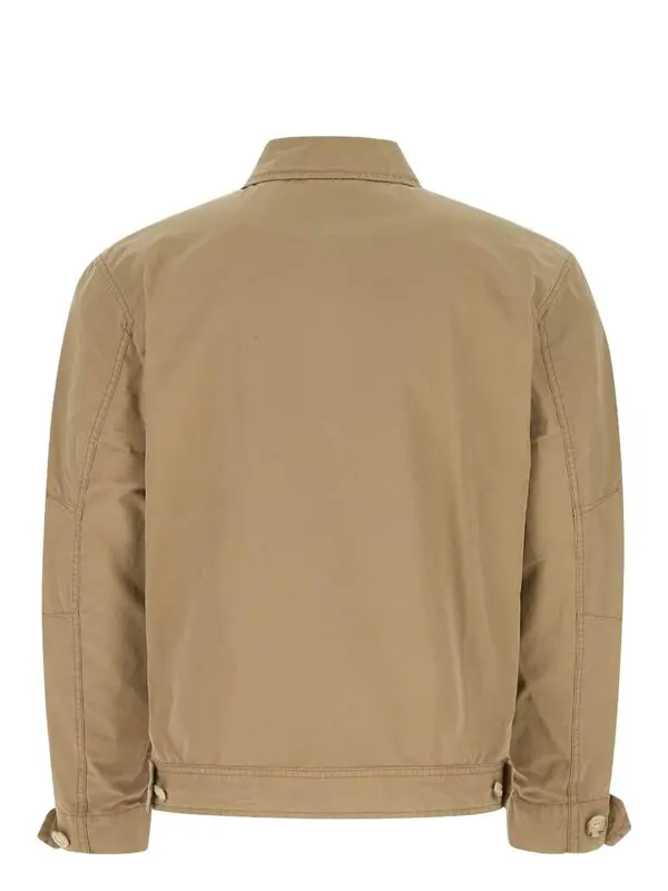 Woolrich Cotton Zip-up Bomber Jacket - Brown