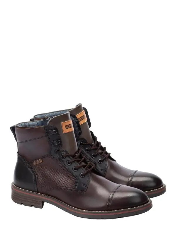 Pikolinos York M2m Lace-up Cap Toe Boot - Olmo