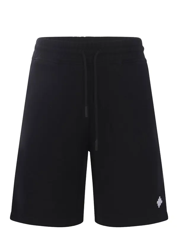 MARCELO BURLON COUNTY OF MILAN Cotton Basket Shorts - Black