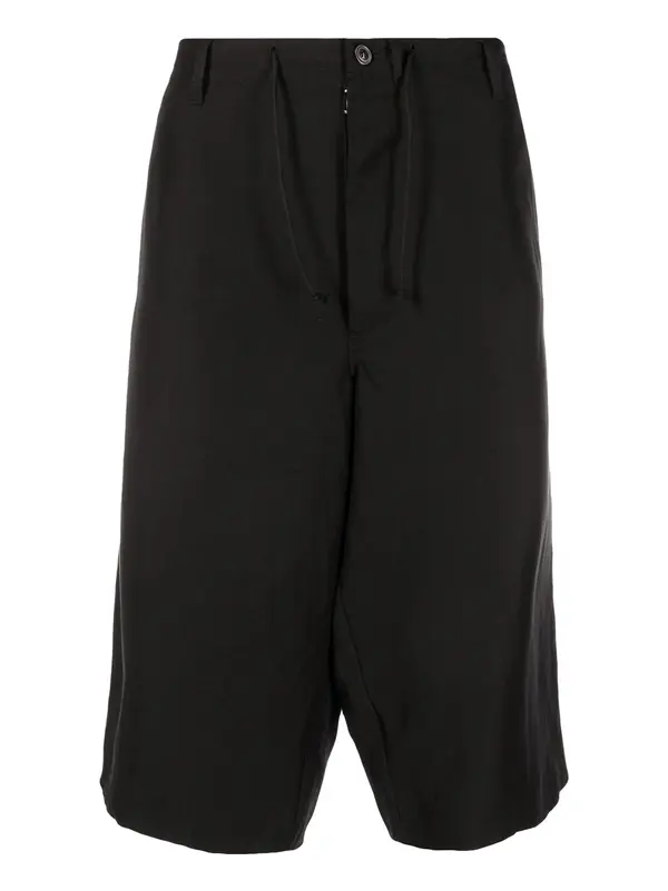 MAISON MARGIELA Blend Linen Bermuda Shorts - Black