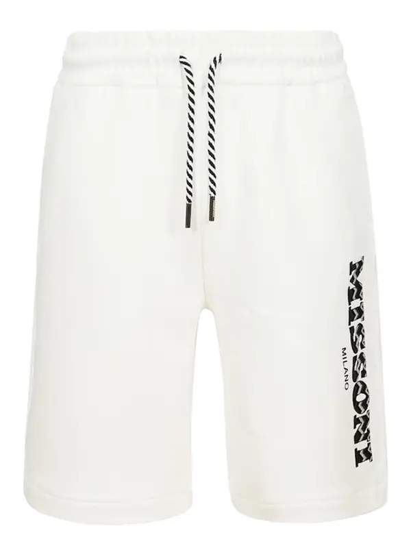Missoni Cotton Logo Shorts - White