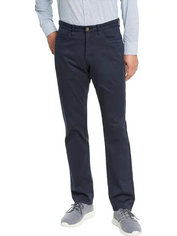 Johnston & Murphy Straight Leg Jeans - Navy