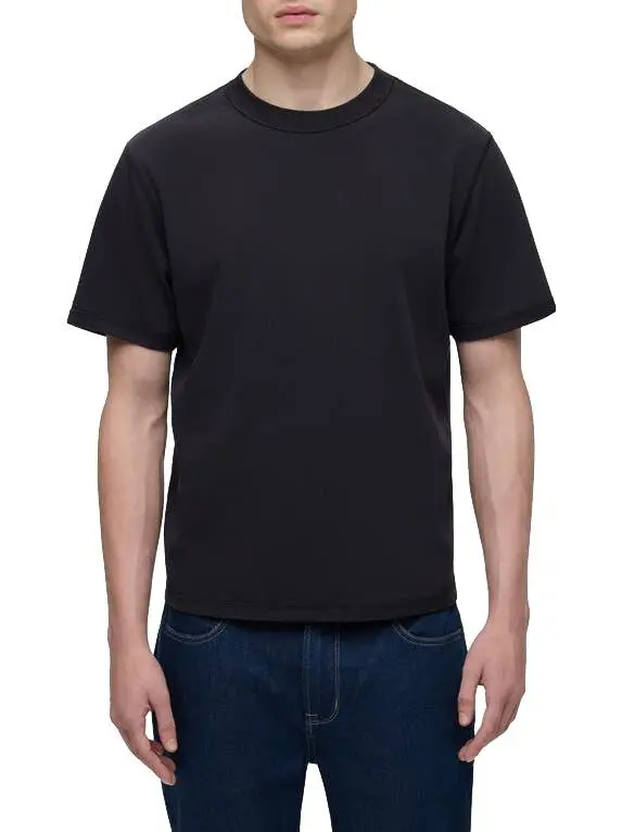 Hudson Jeans Heavyweight Cotton T-shirt - Forest Black