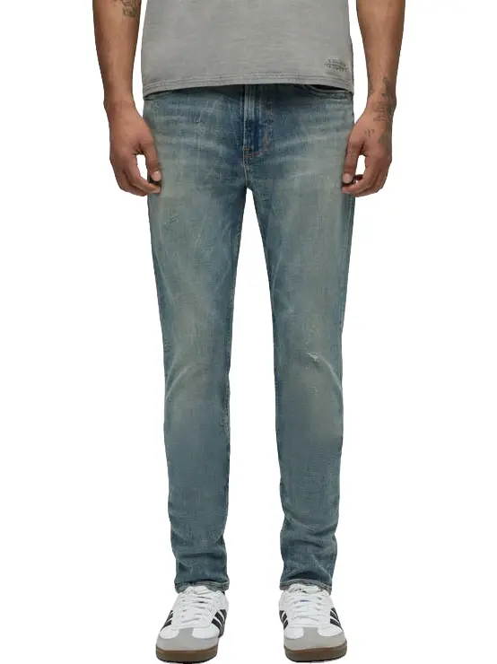 Hudson Jeans Zack Distressed Skinny Jeans - National