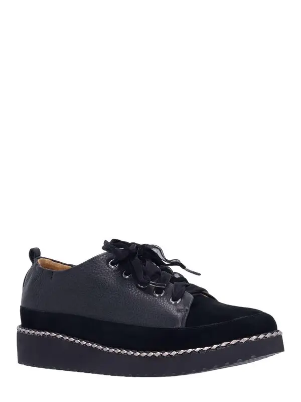 L'AMOUR DES PIEDS Zaina Platform Sneakers - Black