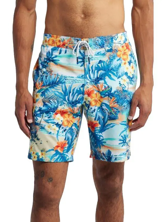 Tommy Bahama Baja Surfside Board Shorts - Kohala Teal
