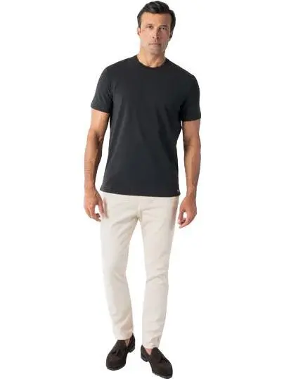 Robert Talbott Dean Stretch Jersey Tee - Black