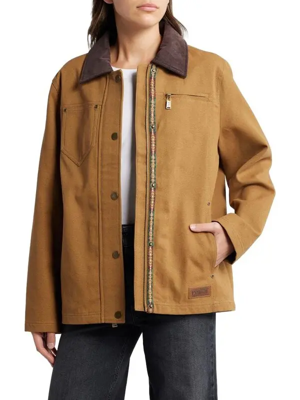 Pendleton Hazel Canvas Jacket - Saddle