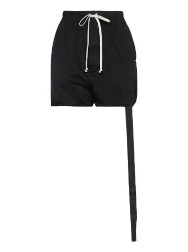 Rick Owens Light Cotton Blend Athletic Shorts - Black