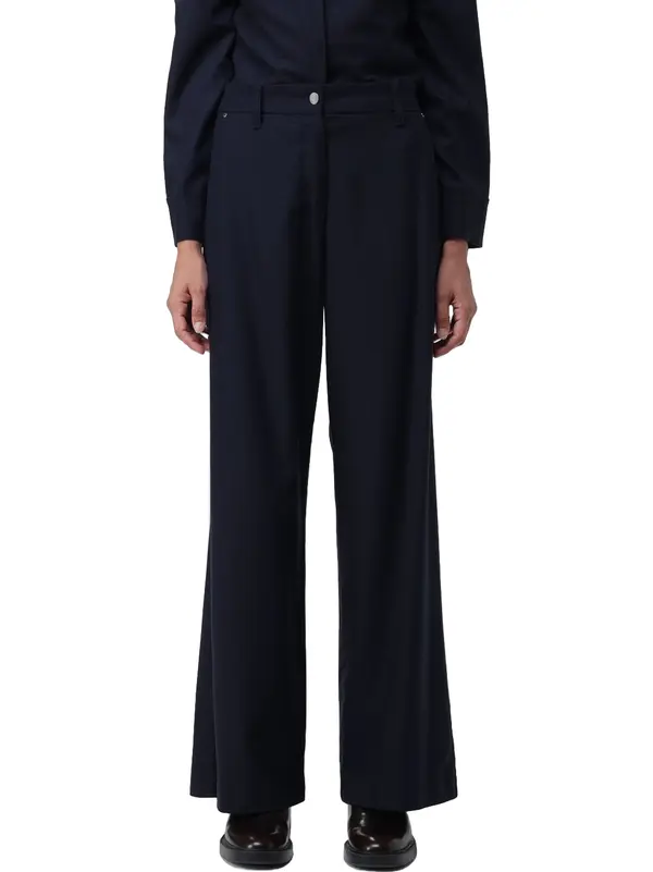 Max Mara Wide Leg Trousers - Blue