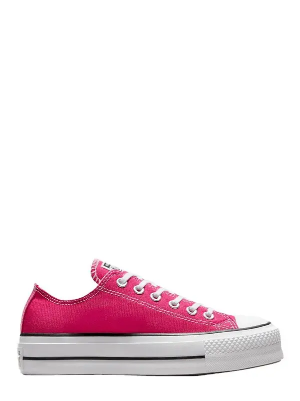 CONVERSE Chuck Taylor All Star Lift Platform Low Sneakers - Cerise Pink/white/black