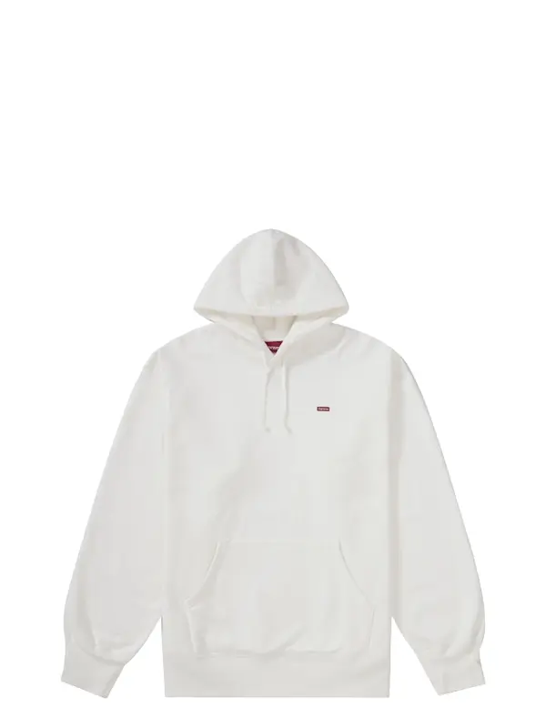 Supreme Small Box Hooded Sweatshirt - White