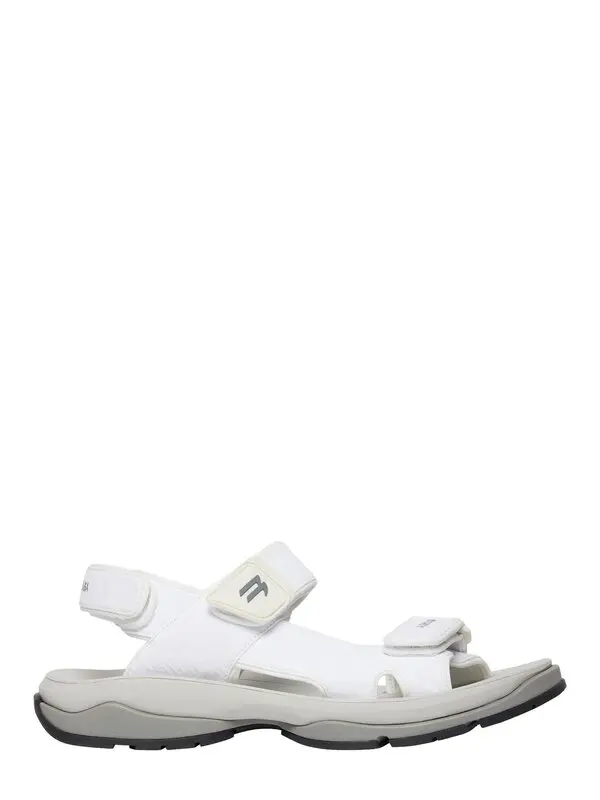 Balenciaga Tourist Sandal - White/grey/black