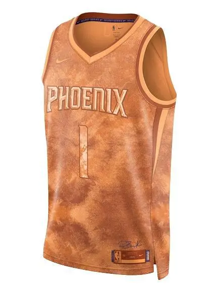 Nike Nba Devin Booker Phoenix Suns Jersey - Orange