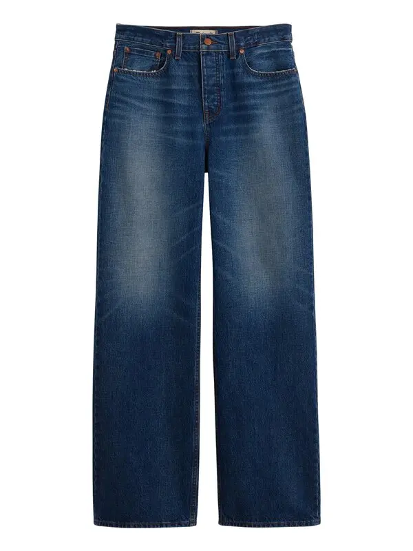 Madewell Baggy Wide Leg Jeans - Moffat Wash