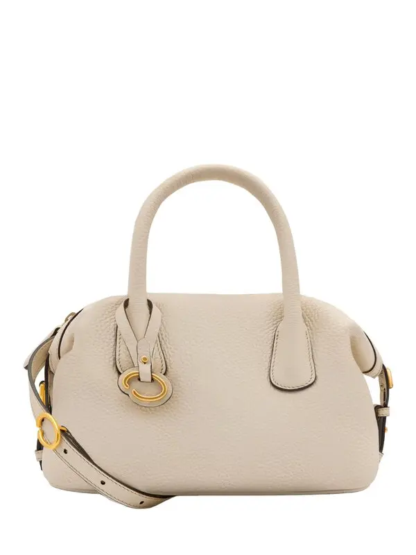 Oscar De La Renta The Mini Dahlia Duffle - White