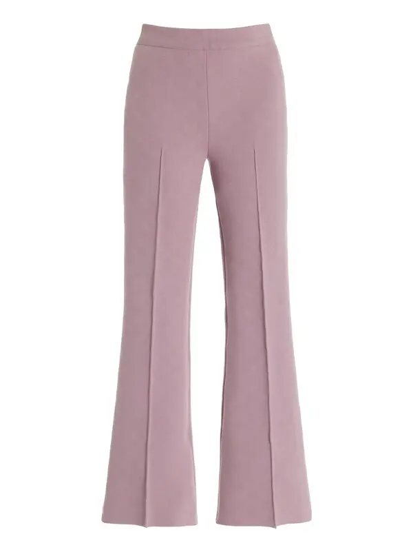 HIGH SPORT Kick Cropped Flared Pants - Pink