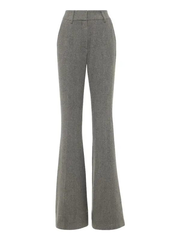 Gabriela Hearst Rhein High-rise Flared Pants - Grey