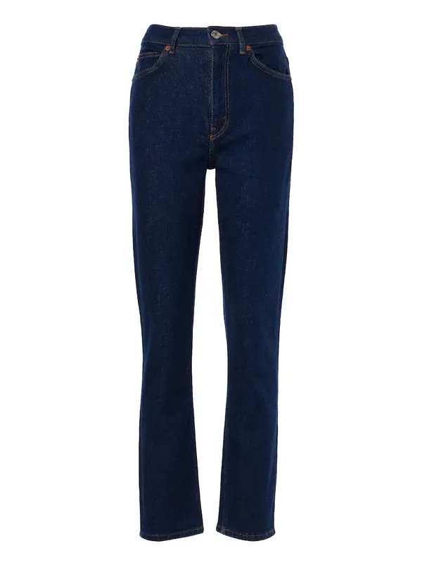 RE/DONE 70s Straight Leg Jeans - Blue