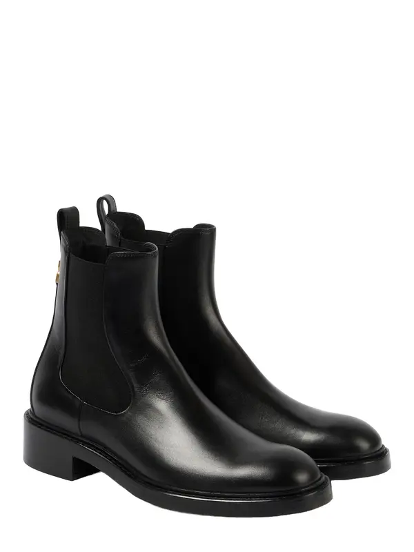 Chloé Marcie Leather Chelsea Boots - Black