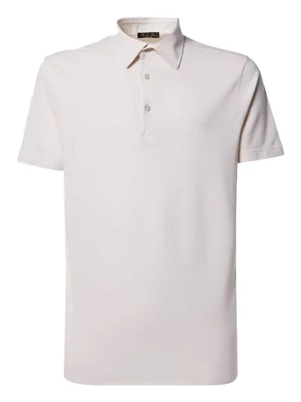 Loro Piana Cotton Polo Shirt - White