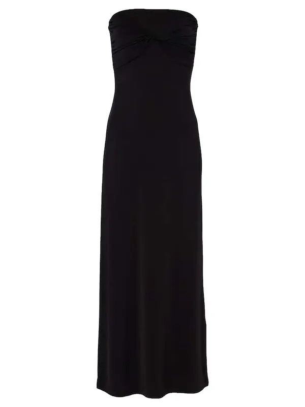Tove Cate Strapless Maxi Dress - Black