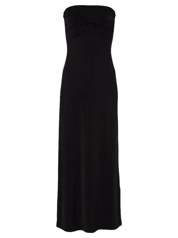Tove Cate Strapless Maxi Dress - Black