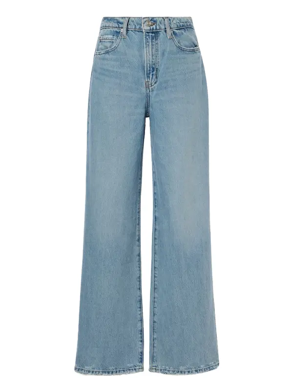 FRAME Le Jane High-rise Wide-leg Jeans - Blue