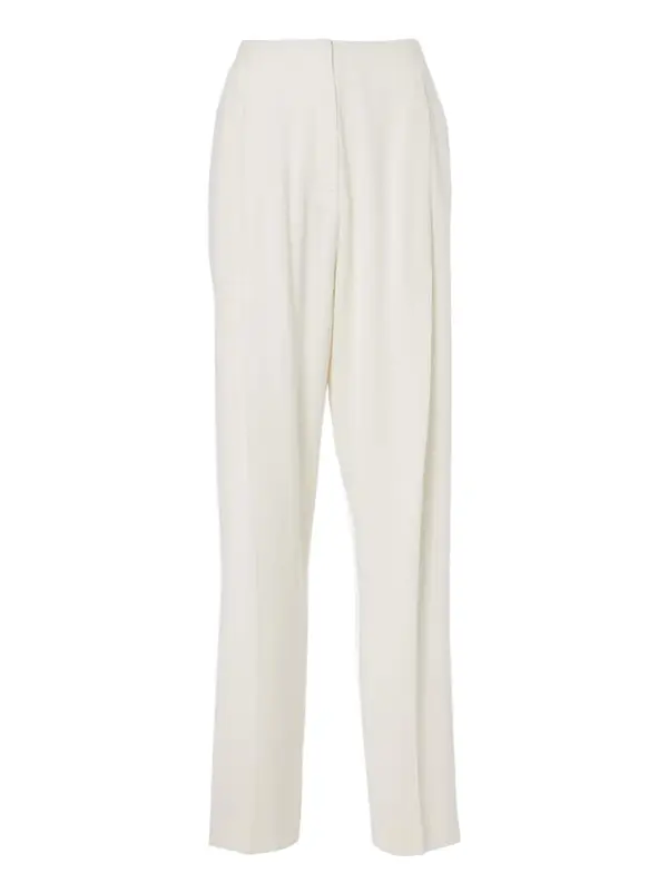 Tove Emery Slim Trousers - White