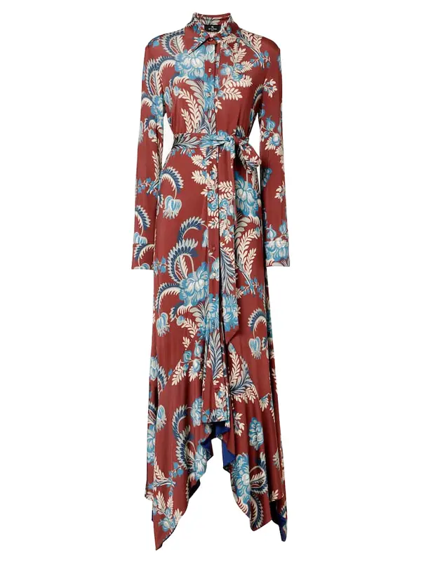 Etro Floral Shirt Dress - Multicoloured