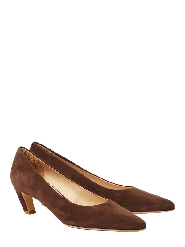 Gabriela Hearst Peggy 50 Suede Pumps - Brown