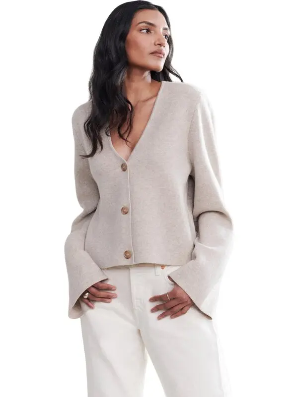 Jenni Kayne Chelsea Cardigan - Oatmeal