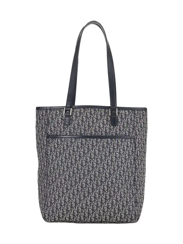 Dior Trotter Canvas Tote - Navy