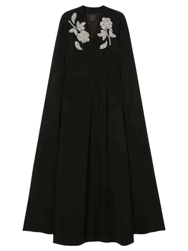 Marina Rinaldi Embellished Maxi Dress - Black