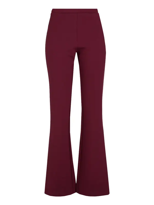 Diane Von Furstenberg Gregory Bootcut Trousers - Grape