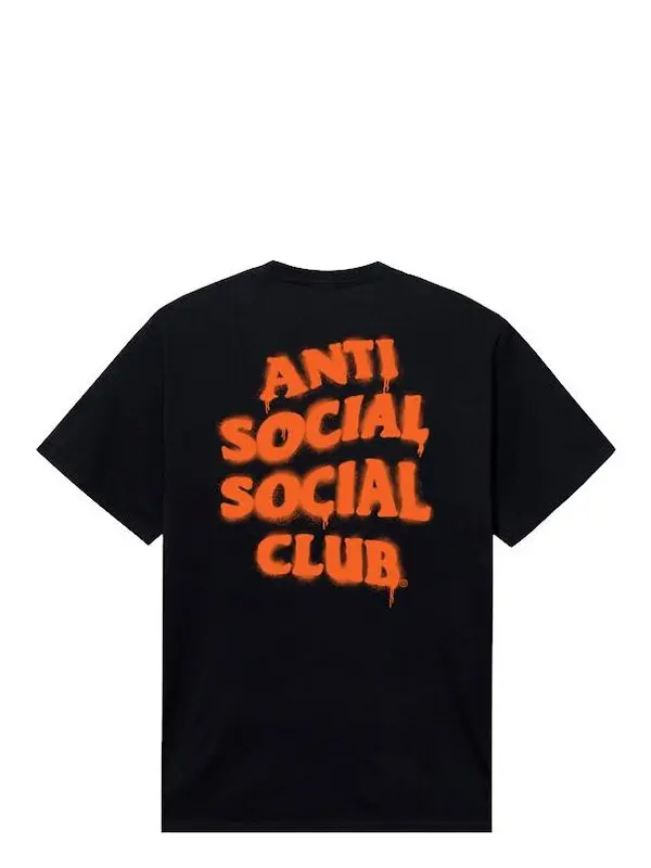 ANTI SOCIAL SOCIAL CLUB Burn It Down Tee Shirtin - Black/orange