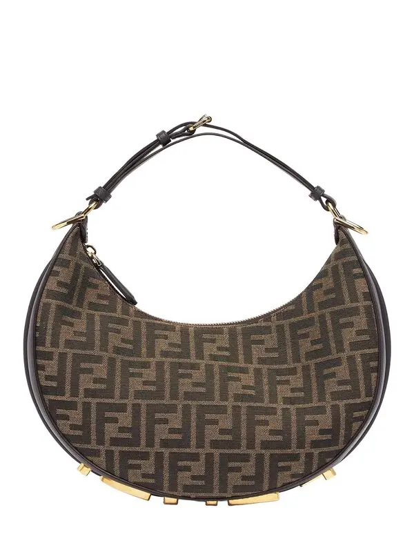 Fendi Fendigraphy Small Hobo Bag - Brown
