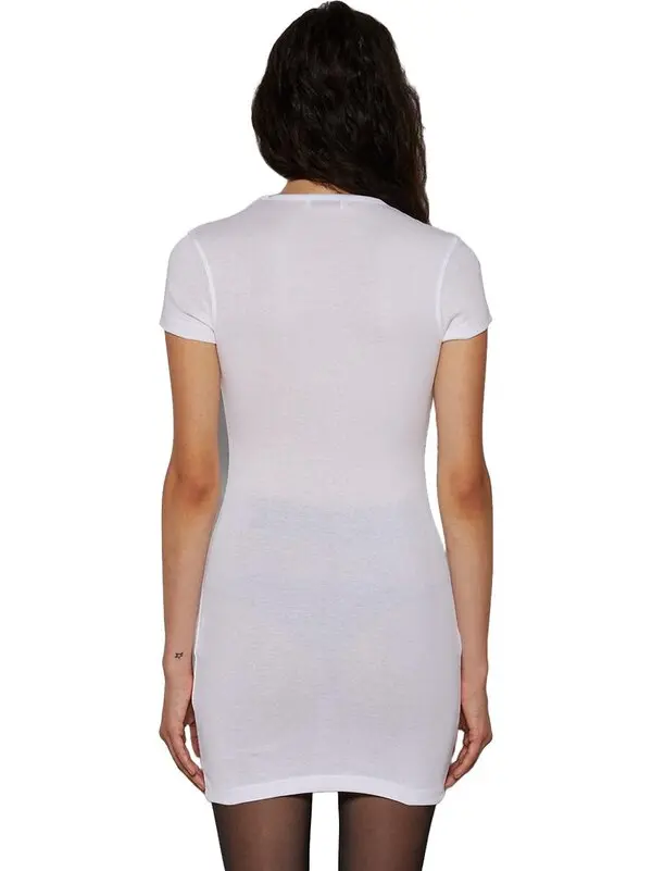Wardrobe.NYC Cap Sleeve Mini Dress - White
